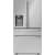 Sharp SJG2254FS 36 Inch French 4-Door Refrigerator with 21.6 Cu. Ft. Capacity, Triple Cooling ...