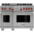 Wolf DF486G 48 Inch Pro-Style Dual-Fuel Range with 6 Dual-Stacked ...