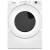 Whirlpool WGD4720RW 27 Inch Smart Gas Dryer with 7.4 cu ft Capacity ...