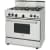 BlueStar RPB366BV1 36 Inch Pro-Style Gas Range with 5 Regular Burners ...