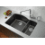 Blanco 440200 33 Inch Drop-in/Undermount Double Bowl Granite Sink with ...