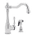 Blanco 440686 Single Lever Cast Spout Kitchen Faucet with Lever Handle ...