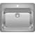 Blanco 441078 25 Inch Top Mount Single Bowl Stainless Steel Laundry ...
