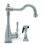 Blanco 441426 Single Lever Cast Spout Kitchen Faucet with Lever Handle ...