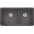 Blanco 441479 33 Inch Undermount Double Bowl Granite Sink with 9-1/2 ...