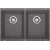 Blanco 519050 30 Inch Undermount Double Bowl Granite Sink with 8 Inch ...