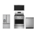 Cafe CAFRERADWRH412 4 Piece Kitchen Appliances Package with French Door ...