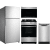 Frigidaire FRRERADWMW12010 4 Piece Kitchen Appliances Package with Top ...