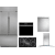 Monogram MORECTWODW312 5 Piece Kitchen Appliances Package with French ...
