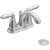 Moen 6610 Double Lever Lavatory Faucet with 5-1/4 Inch Reach, 5 Inch ...