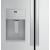 GE GYE21JYMFS 36 Inch French Door Refrigerator with 20.6 Cu. Ft ...