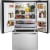 GE GYE21JYMFS 36 Inch French Door Refrigerator with 20.6 Cu. Ft ...