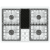 Amana ACC3660AW 30 Inch Gas Downdraft Cooktop w/ 4 Sealed Gas Burners ...