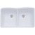 Blanco 440185 32 Inch Undermount Double Bowl Granite Sink with 9-1/2 ...