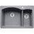 Blanco 440198 33 Inch Drop-in/Undermount Double Bowl Granite Sink with ...