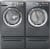 LG WM2455HW 27 Inch Front-Load Washer with 4.2 cu. ft. Capacity, 9 Wash ...