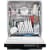 Frigidaire FGID2466QB 24 Inch Fully Integrated Dishwasher with 14 Place ...