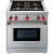 Wolf GR304 30 Inch Pro-Style Freestanding Gas Range with 4 Dual-Stacked ...