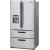 LG LMX25964ST 24.7 cu. ft. 4 Door French Door Refrigerator with 4 Spill ...