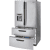 LG LMX25964ST 24.7 cu. ft. 4 Door French Door Refrigerator with 4 Spill ...