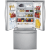 Samsung RF220NCTASR 30 Inch French Door Refrigerator with Ice Maker ...
