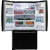 Samsung RF263AEBP 25.8 cu. ft. French-Door Refrigerator with 5 Glass ...