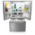 Samsung RFG297HDBP 28.5 cu. ft. French Door Refrigerator with Spill ...