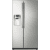 Samsung RS261MDPN 26 cu. ft. Side by Side Refrigerator with 4 Tempered ...
