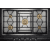 Gaggenau VG491210CA 36 Inch Gas Cooktop with 5 Sealed Multi-Ring Brass ...
