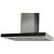 Wolf VI42B 42 Inch Island Chimney Range Hood with Optional Blowers, 3 ...