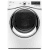 Whirlpool WED94HEXW 27 Inch Electric Dryer with 7.4 cu. ft. Capacity, 8 ...