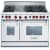 Wolf R486C 48 Inch Pro-Style Gas Range with 6 Dual Brass Open Burners ...