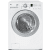 LG WM2016CW 27 Inch Front-Load Washer with 3.6 cu. ft. Capacity, 5 Wash Programs, 5 Temperature ...
