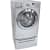 LG WM2496HSM 27 Inch Front Load Washer with 4.0 Cu. Ft. Ultra Capacity ...