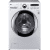 LG WM2650HWA 27 Inch 3.6 cu. ft. Front Load Washer with 9 Wash Cycles ...