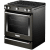 KitchenAid KSGG700EBS 30 Inch Slide-In Gas Range with 5 Sealed Burners ...