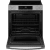 GE GRS500PVSS 30 Inch Slide-In Electric Range with 5 Smoothtop Elements ...