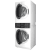 Electrolux ELTG7600AW 27 Inch Gas Stacked Laundry Tower with 4.5 cu. ft ...