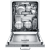 Bosch SHVM98W73N Fully Integrated Dishwasher with MyWay™ 3rd Rack ...