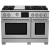 BlueStar BSDF486G 48 Inch Freestanding Professional Dual Fuel Range ...