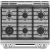 Cafe CGS700P2MS1 30 Inch Slide-In Gas Smart Range with 6 Sealed Burners ...