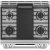 Cafe CGS700P2MS1 30 Inch Slide-In Gas Smart Range with 6 Sealed Burners ...
