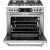 Capital CSB362B2L 36 Inch Pro-Style Dual Fuel Range with 4 Sealed ...
