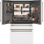 Cafe CVE28DP4NW2 36 Inch 4-Door French-Door Smart Refrigerator with 27. ...