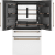 Cafe CVE28DP4NW2 36 Inch 4-Door French-Door Smart Refrigerator with 27. ...