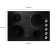 KitchenAid KCED600GBL 30 Inch Electric Cooktop with 4 Elements, Even ...