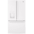 GE GFE26JGMWW 36 Inch French Door Refrigerator with 25.6 Cu. Ft ...