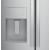 GE GFE24JYKFS 33 Inch French Door Refrigerator with 23.6 Cu. Ft ...