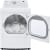LG DLE7150W 27 Inch Electric Dryer with 7.3 Cu. Ft. Capacity, 8 Dryer ...