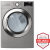 LG DLEX3700V 27 Inch Electric Smart Dryer with 7.4 Cu. Ft. Capacity ...